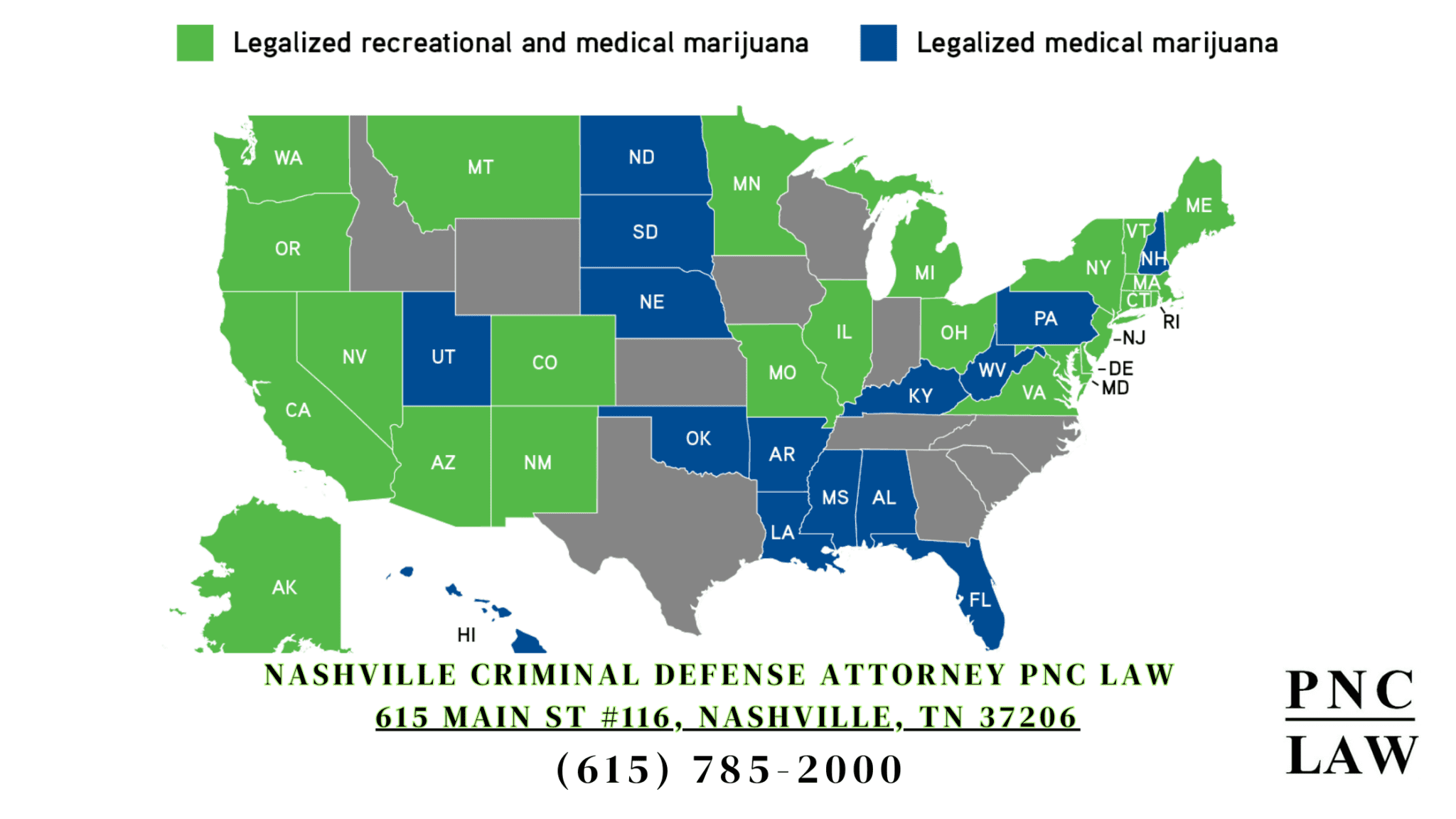 Tennessee Marijuana Laws - PNC Law